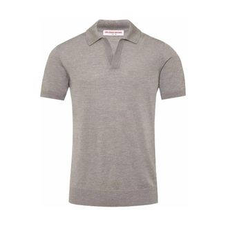 Orlebar Brown Seide Leinen Grau Gestrickt - - Tops - Herren - Grau - XL