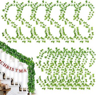 Generic Efeu Dekoration | Realistische Gef&auml;lschte Rattan Dekorative Girlande - Mehrfarbig K&uuml;nstliche Pflanzen - F&uuml;r Zimmer Schlafzimmer Haus Wohnzimmer Terras