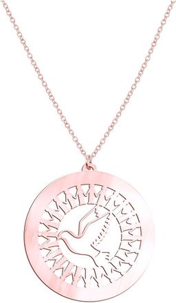 Beka & Bell BEKA&BELL Anh&auml;nger mit Kette 925-Sterling Silber vergoldet Gl&auml;nzend 42/45cm
