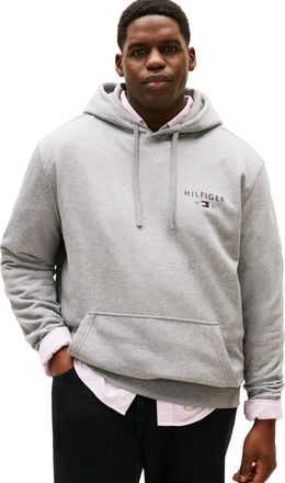 Tommy Hilfiger Herren Bt-Brand Love Hilfiger Hoody-B Mw0Mw42995 Kapuzenpullover, Grey (Medium Grey Heather), 4XL Plus