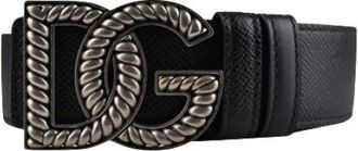 Dolce & Gabbana Ceinture Alpine Pre-owned - Homme - Pre-owned - Noir - Taille: ONE Size