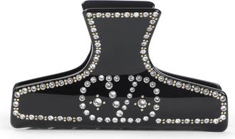 Valentino Garavani Resin Haarspange - - Accessories - Damen - Schwarzk - ONE SIZE