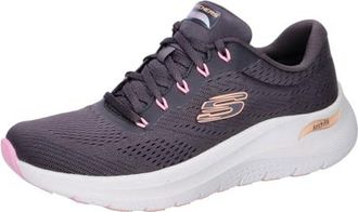 Skechers Femme Arch FIT 2.0 BIG League Basket, Étain, 39.5 EU