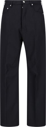 Rick Owens Straight-Leg Trousers Geth