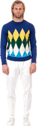 Ballantyne Homme, Pulls, Multicolore, Taille: 2XL Classic Diamond Sweater
