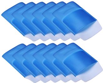 Aboofan 12 St&uuml;ck Teiliges PVC Stifthalter &Auml;rzte und Pflegepersonal Kompakte Auslaufsichere Pen Organizer Taschen Dunkelblaue Einstecktaschen f&uuml;r Hemden und La