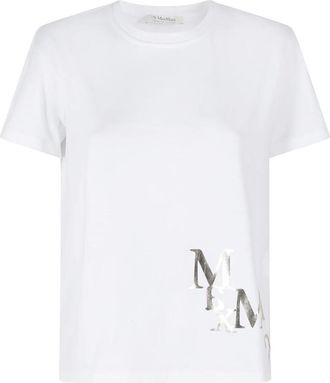 Max Mara Femme, Tops, Blanc, Taille: 40 FR Building T-Shirt