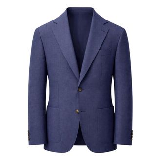 Eleventy Strukturierte Jacke - - Jackets - Herren - Blau - 3XL