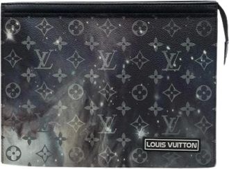 Louis Vuitton Pre-owned Sac pochette en toile - Femme - Pre-owned - Noir - Taille: ONE Size