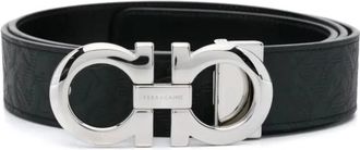 Ferragamo unisex, Accessoires, Noir, Taille: 115 CM Gancini All-over Motif Belt