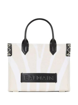 Balmain small B-Army tote bag - Tons neutres