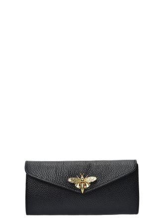 Anna Luchini Schwarz Rindsledertasche