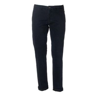 Siviglia Hose aus Baumwolle mit regul&auml;rer Passform - - Trousers - Herren - Blau - W31