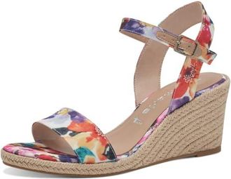 Tamaris Womens 1-28300-42 Sling Sandal, Orange Comb, 6 UK