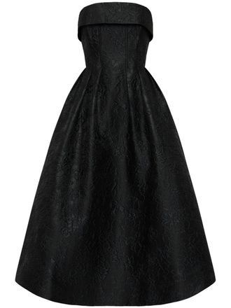 Rebecca Vallance robe mi-longue Esther - Noir