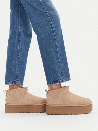 UGG Schneeschuhe Ugg Classic Ultra Mini Platform 1135092 Beige