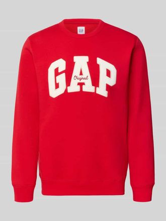 GAP Sweatshirt mit Logo und Rundhalsausschnitt