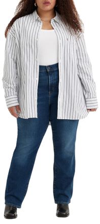 Levi's Damen Plus Size 724 High Rise Straight Straight Fit
