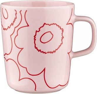 Marimekko Oiva/Piirto Unikko Mug 2,5 dl, pink, red