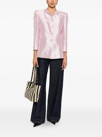 Valentino Silk Blazer - Pink