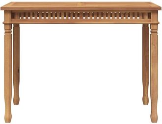 vidaXL Garten-Esstisch 110x65x80 cm Massivholz Teak Vidaxl