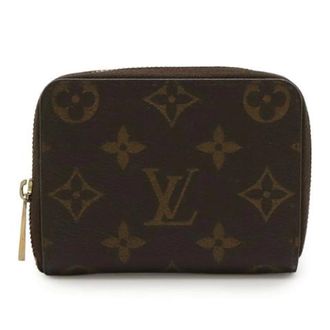 Louis Vuitton Porte-monnaie zipp&eacute; Monogram Pre-owned - Femme - Pre-owned - Brun - Taille: ONE Size