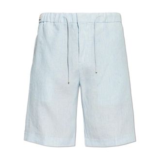 Paul & Shark Homme, Shorts, Bleu, Taille: XL Linen Shorts