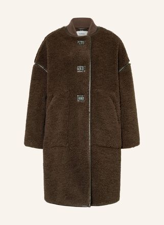 BA&SH Ba&Sh Teddyfell-Mantel Millie braun