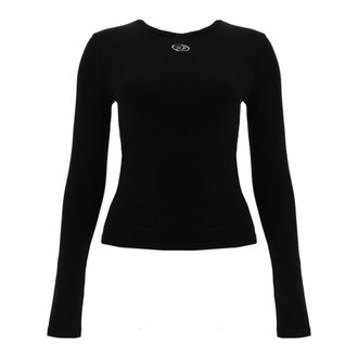 Diesel T Uncuties Long LS Od - - Tops - Damen - Schwarzk - M