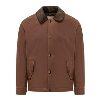 Baracuta Veste Deck cir&eacute;e - Homme - Vestes - Brun - Taille: S