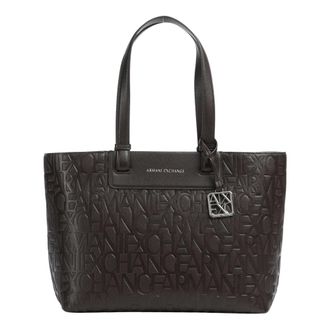 A|X Armani Exchange Sac cabas &agrave; logo - Femme - Sacs - Brun - Taille: ONE Size