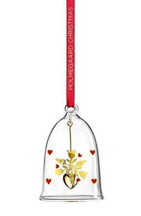 Holmegaard Weihnachtsglocke Ann-Sofi Romme Dekoration klassisch, klar, Herz