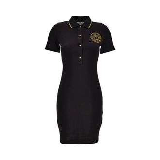 Versace Jeans Couture Damen, Kleider, Schwarzk, SGr&ouml;&szlig;e