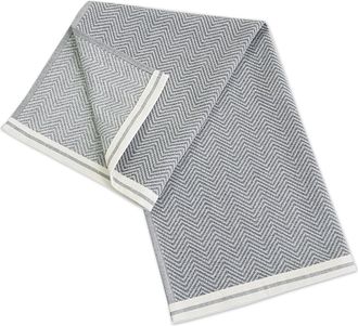 Framsohn Geschirrtücher Modern Kitchen Fischgrät Grau 50 x 70 cm