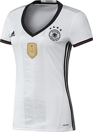 adidas Damen UEFA Euro 2016 DFB Heimtrikot Replica, White/Black, XS