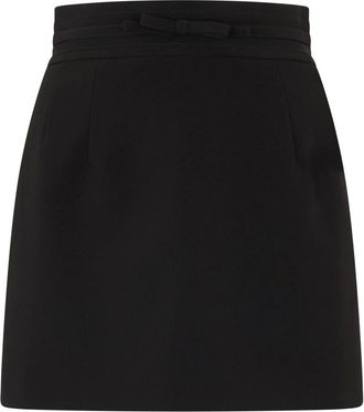 Red Valentino Femme, Shorts, Noir, Taille: 36 FR Short Skirt