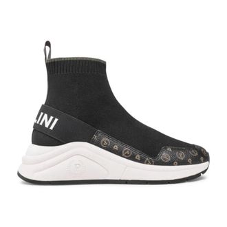Pollini Schwarze Low-Top-Sneaker - - Shoes - Damen - Schwarzk - 37 EU