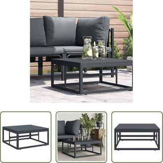 vidaXL Canap&eacute; dangle - Mobilier de jardin Anthracite 70 x 70,5 x 32 cm Acier