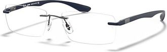 Ray-Ban Rb8724 Optics Sand Blau Fassung Klar Glas 56-17