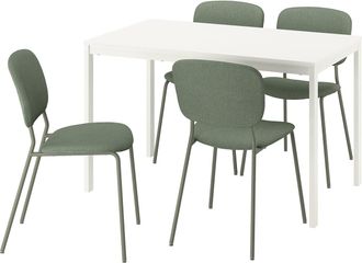 IKEA VIHALS / VIHALS Tisch und 4 Stühle