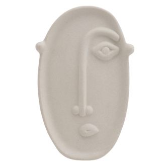 NUOBESTY Keramikvase mit Menschlichem Gesicht Kleine S F&ouml;rmige Vase aus Keramik Dekorative Trockenblumen Vase f&uuml;r Wohnzimmer und Heimdekoration