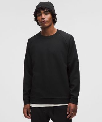 lululemon Smooth Spacer Pullover mit Rundhalsausschnitt im Classic Fit f&uuml;r M&auml;nner - Gr&ouml;&szlig;e XL in Black