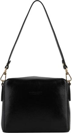 Pourchet Femme, Sacs, Noir, Taille: ONE Size Cassetta Metallic