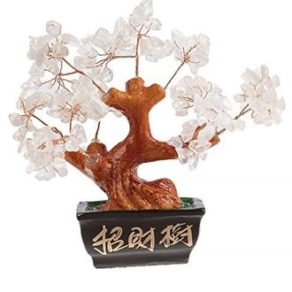 La Chineuse Lachineuse - Glücksbaum aus Kristall - Schutz und Energie im Feng Shui - Glücksbaum 17 cm - asiatisch-japanische Dekoration - asiatische Edelsteindeko