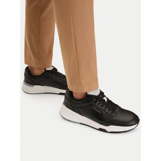 Calvin Klein Sneakers Calvin Klein City Runner Laceup Lth Mix HM0HM02309 Schwarz