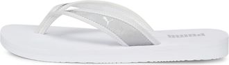 Puma Damen Sandy Flip Space Metallics Flop, Matt Silber PUMA Weiß PUMA Silber, 42 EU