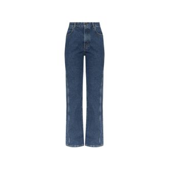 Balmain Straight-leg Jeans - - Jeans - Damen - Blau - XS