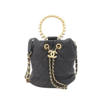Chanel Pre-owned Vintage Bucket Shoulder Bag - - Pre-owned - Damen - Schwarzk - ONE SIZE