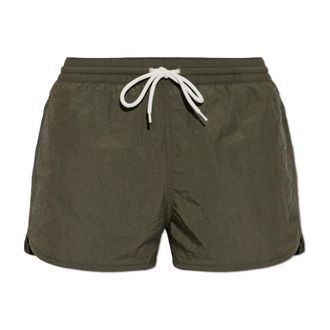 Balmain Maillot de bain short brod&eacute; - Homme - Maillots de bain - Vert - Taille: XL
