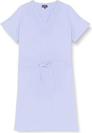 Armor Lux Robe Manches Courtes décontractée, Bleu Lavande E24, 46 Femme